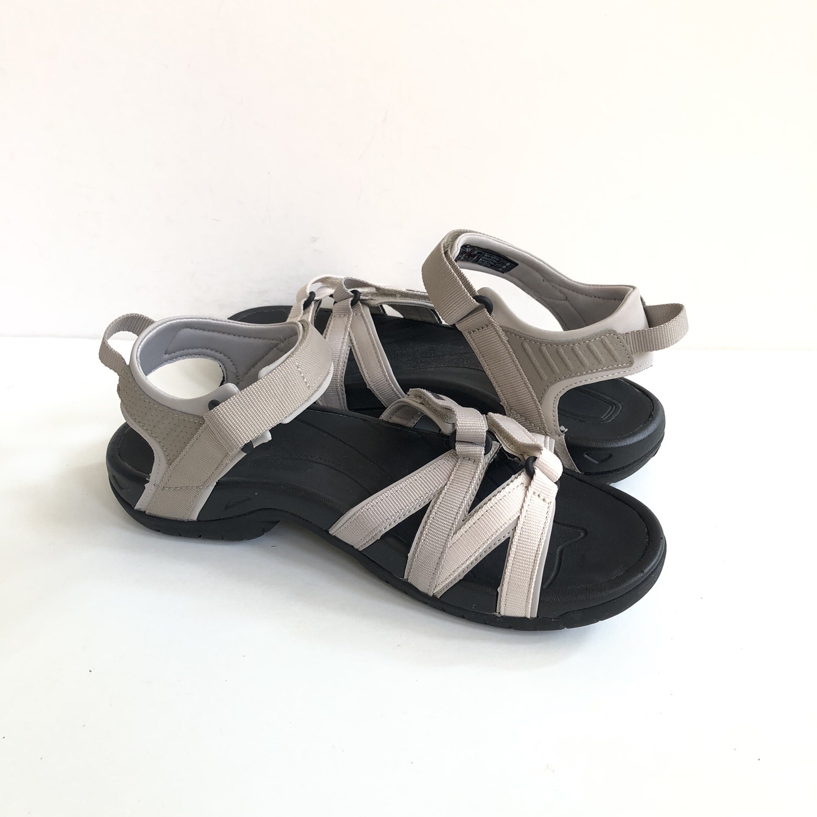 TEVA WOMEN TIRRA BLACK BIRCH MULTI STRAPPY SPORTS SANDALS US 7 / EU 38 ...