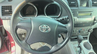 08 TOYOTA HIGHLANDER Steering Wheel Ash Black | eBay