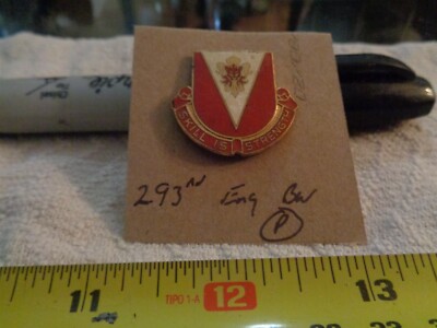 293rd Engineer Battalion P Unit Crest, DI, DUI (DRAW#E6) | eBay