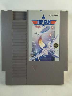 Top Gun (Nintendo Entertainment System, 1987) NES Authentic Cartridge ...