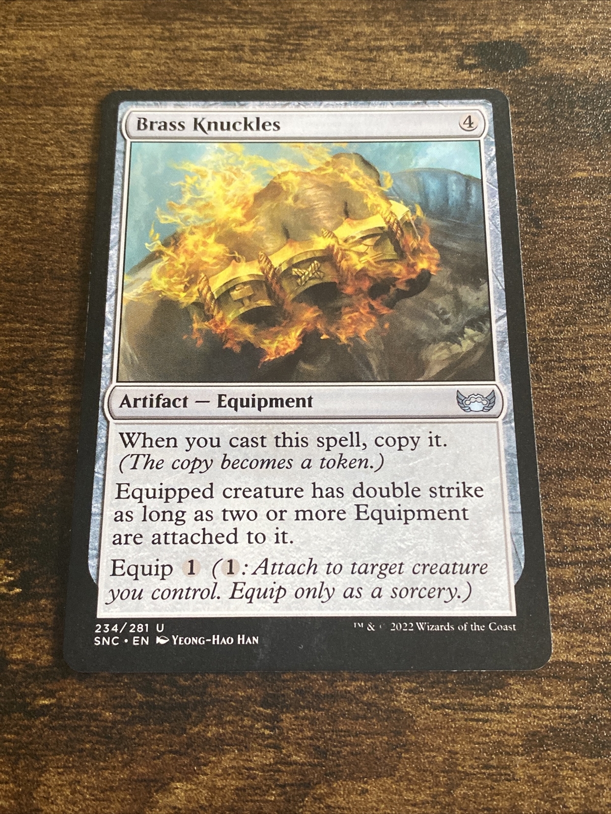Brass Knuckles Streets of New Capenna 234/281 MTG Magic The Gathering ...
