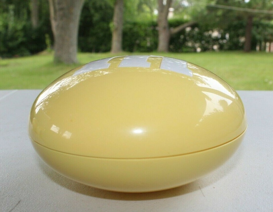 HTF Rare Large Plastic M&M's Candy Dish/Container - COLLECTIBLE- Yellow ...