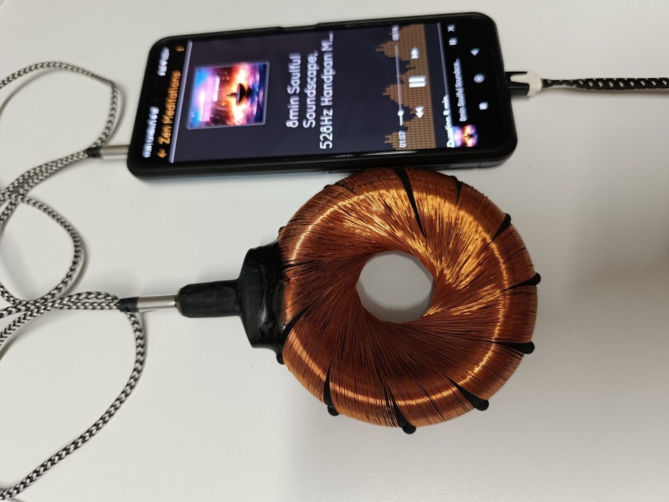 Rodin Coil new 12 turns cler 6" Scalar Toroidal Vortex Wave Generator ...