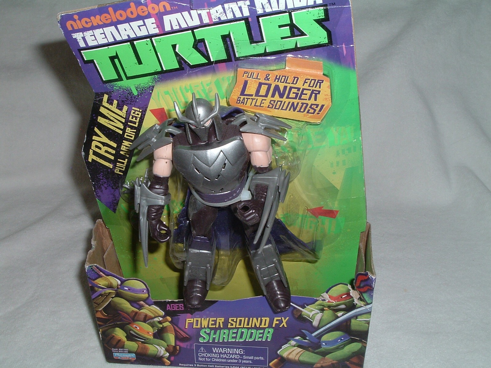 Power Sound FX Shredder Figure TMNT Teenage Mutant Ninja Turtles 2012 ...