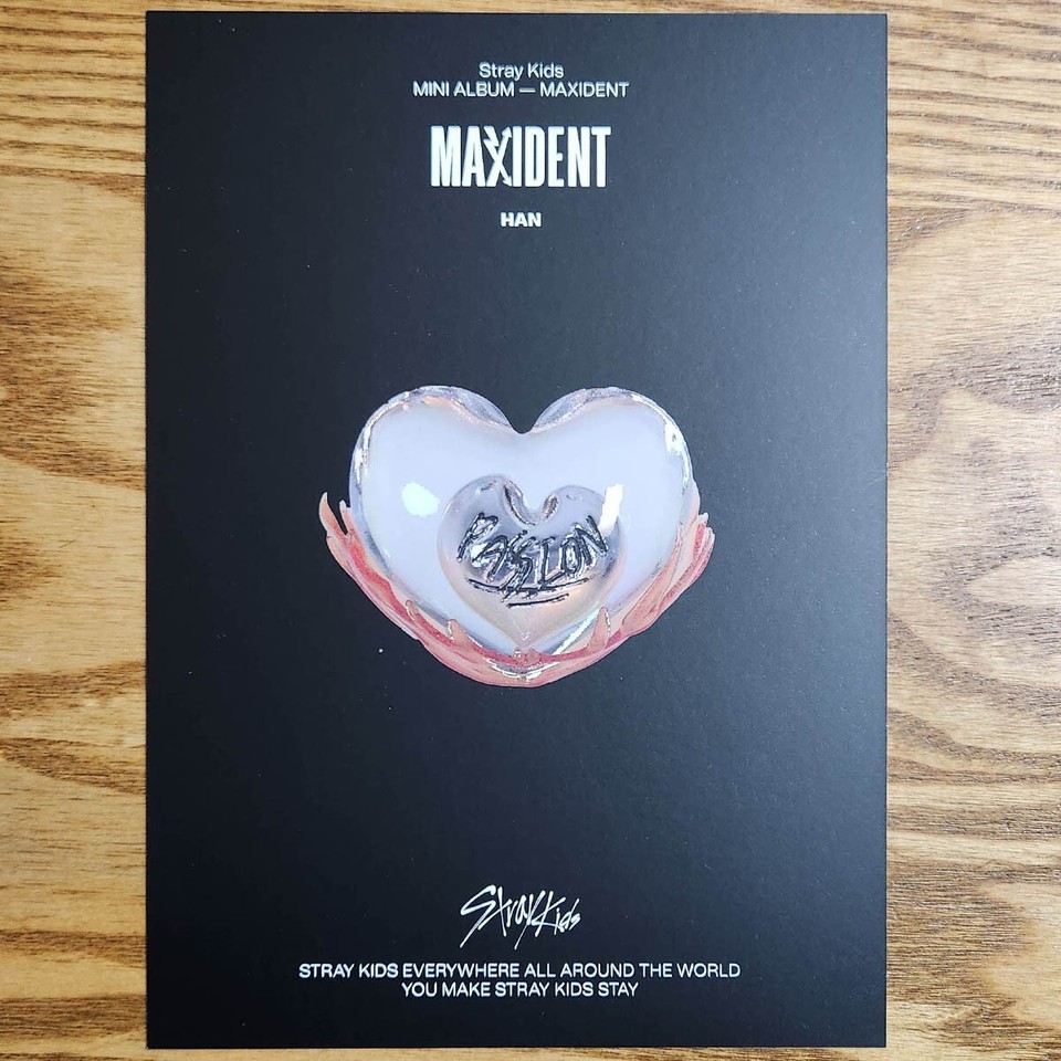 Han Official Mini Poster Stray Kids Mini Album Maxident Genuine Kpop | eBay