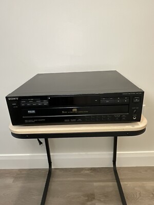 Sony CDP-C345 CD Player 5 Disc Changer Vintage 1994 No Remote | eBay
