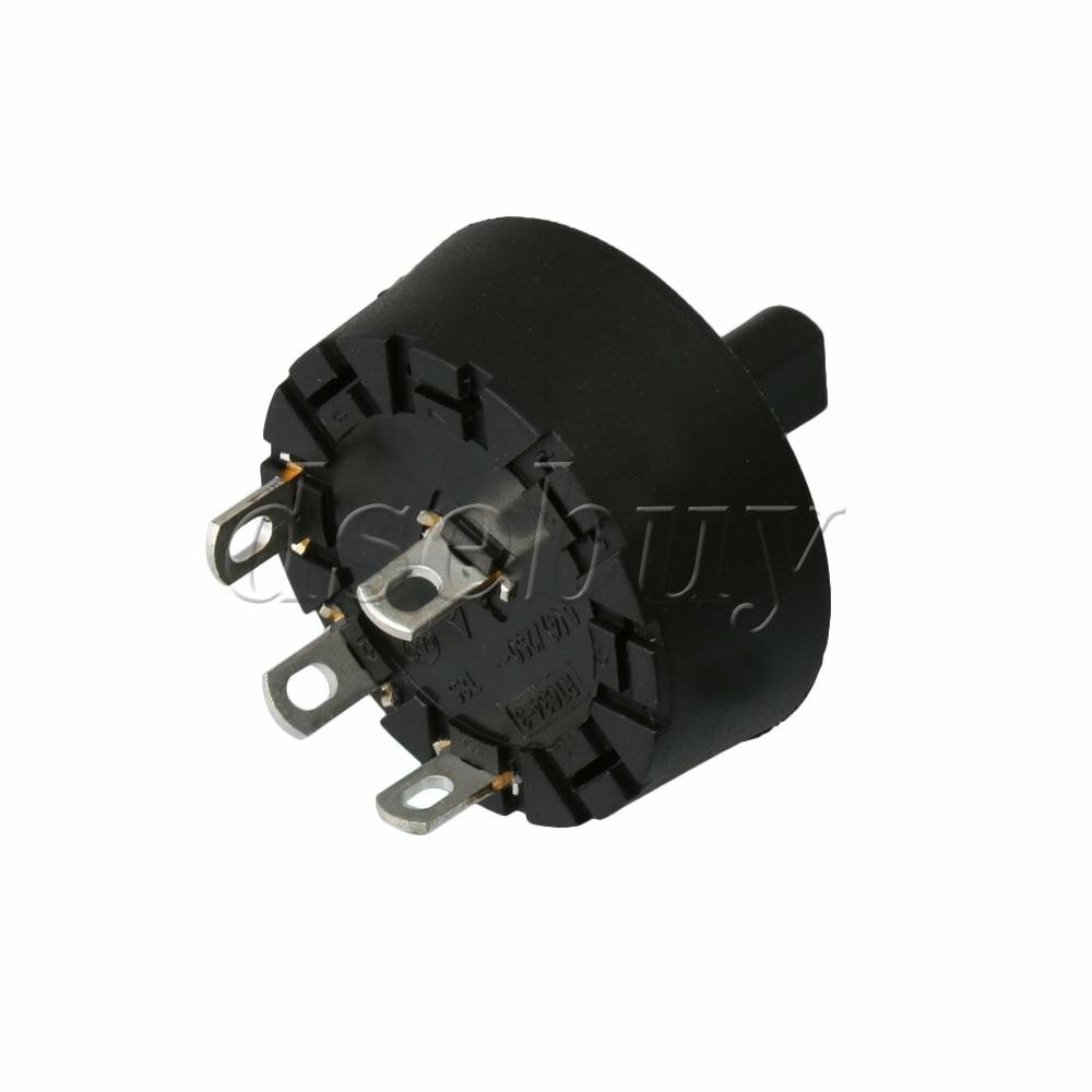 3 Positions Selector Rotary Position Switch & Knob for Small Home ...
