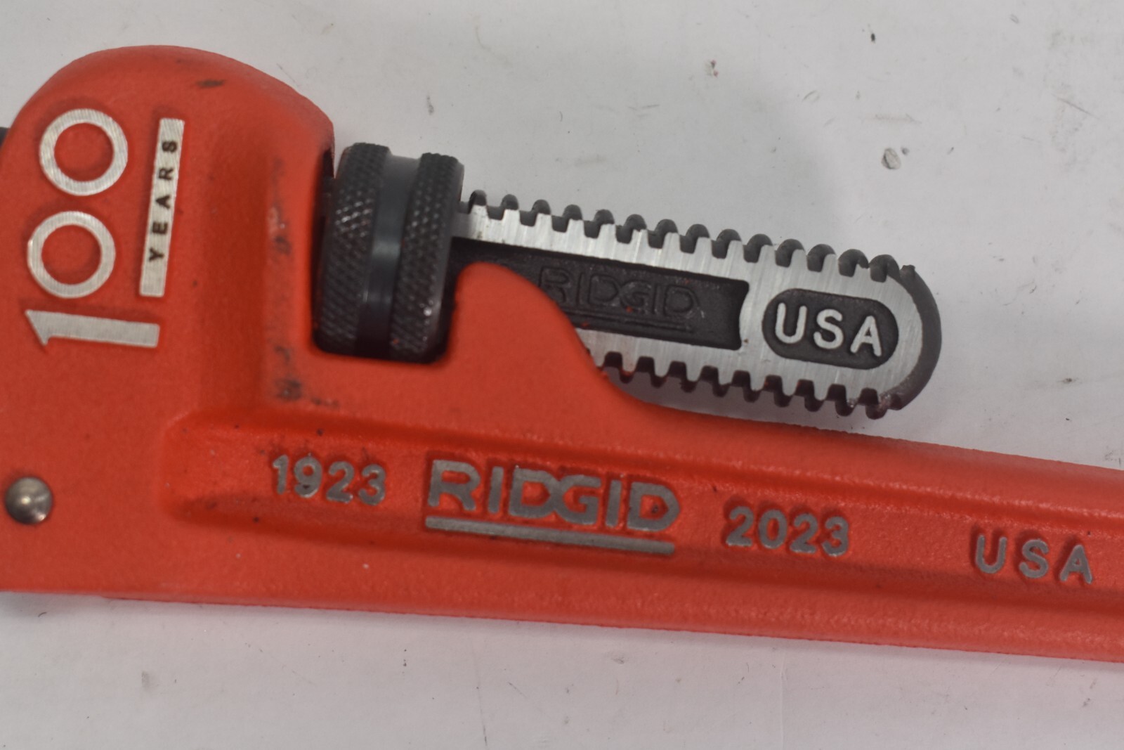 Ridgid 100th Year Anniversary Edition 12" Pipe Wrench No Box VERY RARE ...