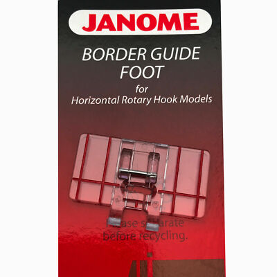Genuine Janome Border Guide Foot for Rotary Hook Models Part# 200434003 ...