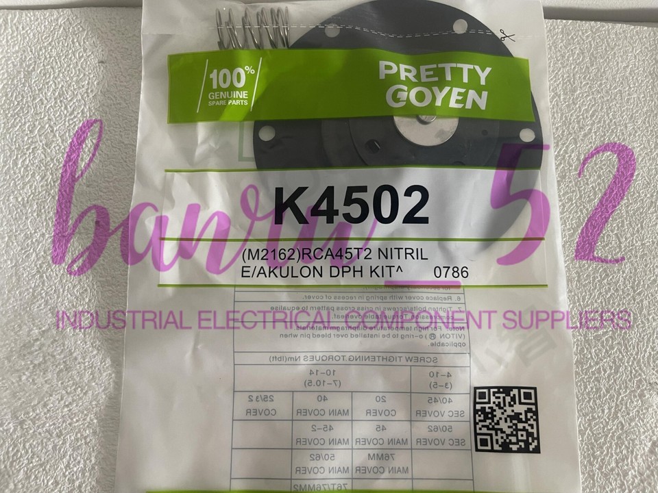 1PCS NEW GOYEN K4502 M2162 pulse valve diaphragm repair kit | eBay