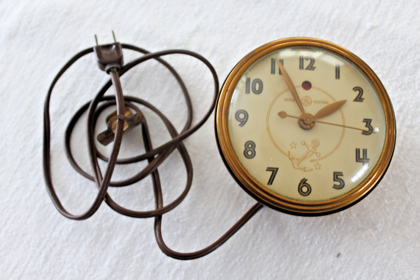 1950s/60s General Electric Table/Television Clock Movement 4" Face ...