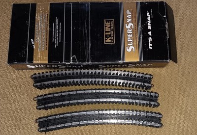 K-Line Super Snap Track O-96 Curve Track (15) | eBay