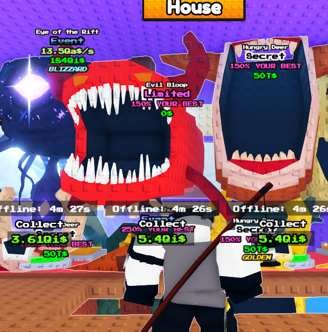 Roblox Steal a Fish-EVIL BLOOP 150%-FAST DELIVERY 🚚📪 | eBay