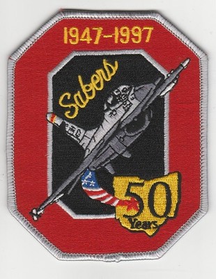 Vintage USAF US Air Force 162d Fighter Squadron 50th Anniversary 1947 ...