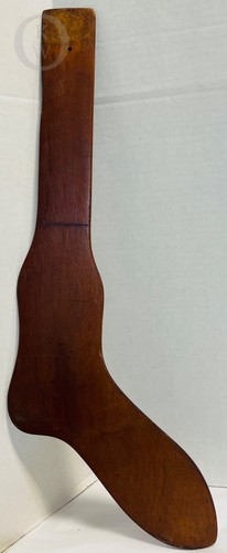 Antique 1890s Wooden Sock Stretcher Form Size 10.5 *Jos. Pearson ...