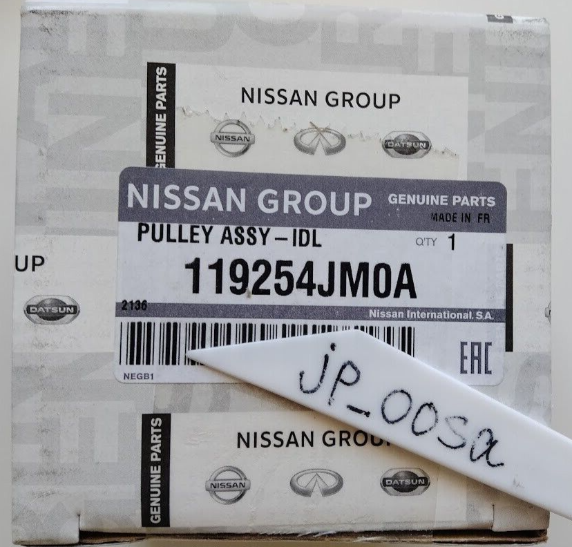 Nissan Infiniti Genuine 11925-4JM0A Drive Belt Idler Pulley Q50 Q60 ...