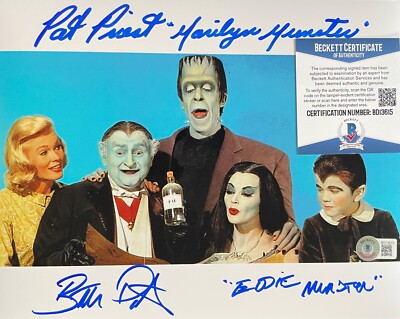 Pat Priest & Butch Patrick Original Autographed 8X10 w/Beckett COA #2 ...