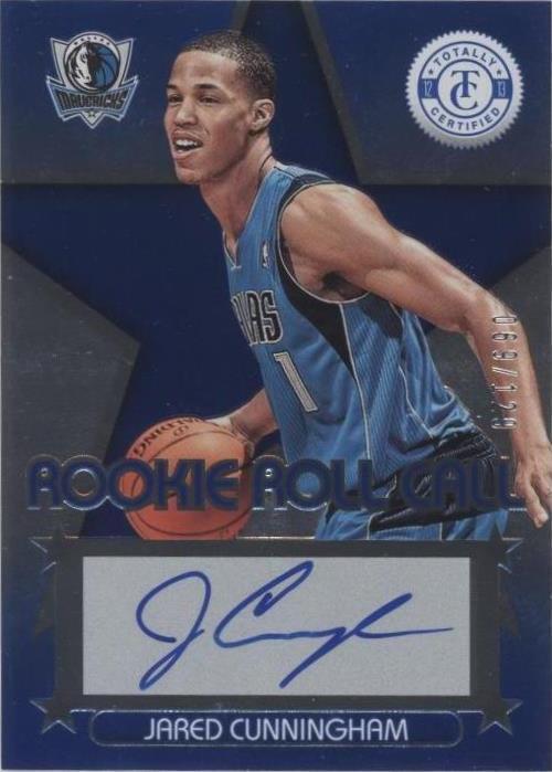2012-13 Totally Certified - Rookie Roll Call Jared Cunningham #55 Blue ...