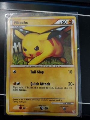 Pikachu 78/123 2010 Undaunted English Pokemon Card Nintendo Near Mint ...