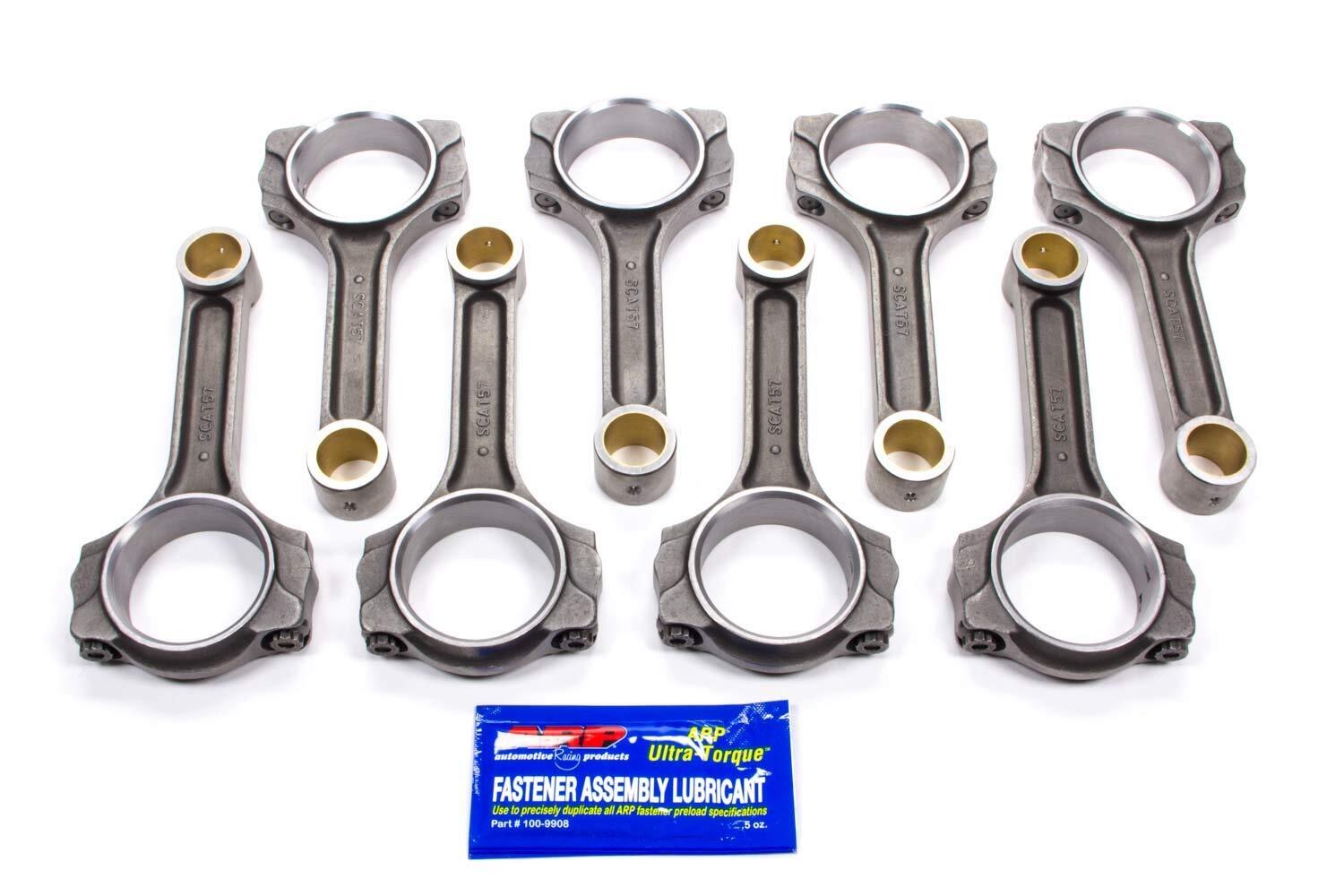 Scat 4340 Forged 5.700 I-Beam Rods for Chevy SBC | eBay