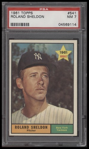 1961 Topps Roland Sheldon PSA 7 #541 Rookie Set break | eBay