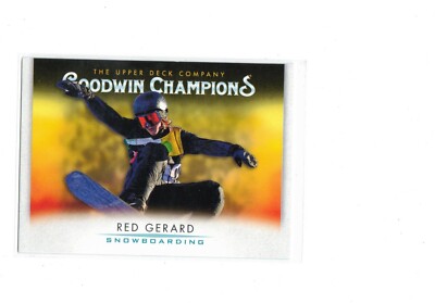 2021 Upper Deck Goodwin Champions Base #84 Red Gerard Snowboarding | eBay