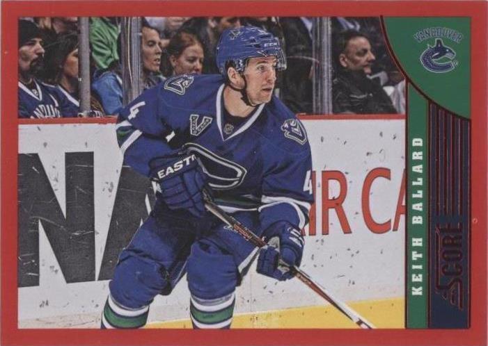 2013-14 Score - Keith Ballard #505 Red for sale online | eBay