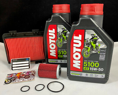 Service Kit Ölfilter Luftfilter Motul 15W50 passt für KTM Duke 125 2017 ...