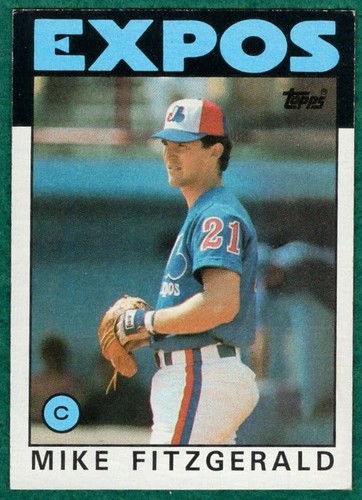 Mike Fitzgerald - 1986 Topps #503 - Montreal Expos Baseball Card | eBay