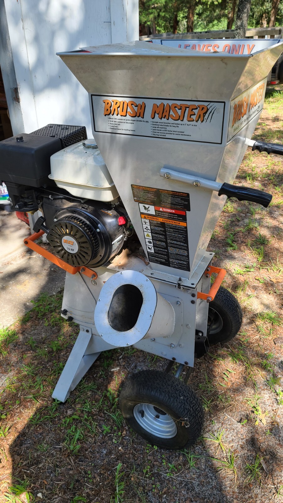 Brushmaster 15HP Chipper Shredder | eBay