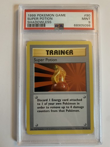 Super Potion - 1999 Pokemon Base Set (Shadowless) - 90/102 - PSA 9 MINT ...