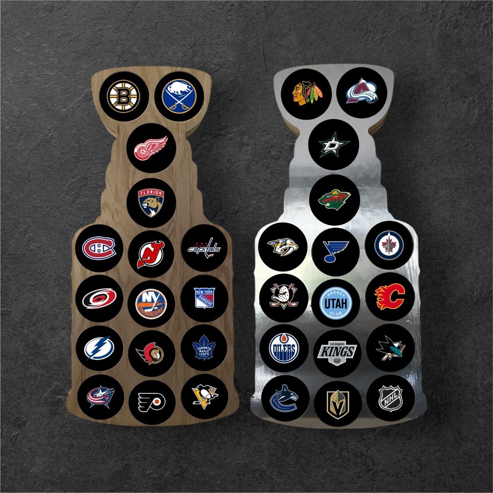 Stanley Cup Wall Hanging Display for 16 Hockey Puck(s) | eBay