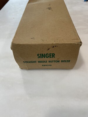 Vintage Singer Buttonholer Sewing Machine Blue Box 5 Cam Guides ...