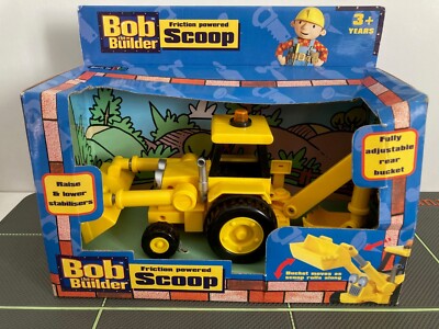 Bob The Builder Scoop Friction Powered Toy Figure Vehicle Boxed NEW ...
