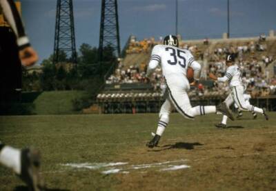 Baltimore Colts Alan Ameche In Action 1955 Old Football Photo 3 | eBay ...