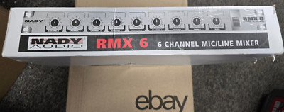 Nady RMX-6 6-Channel Rack Mount Mic Microphone / Line Mixer SAME DAY ...
