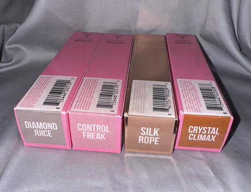 Jeffree Star Lot of 4 The Gloss Non-Sticky Hydrating Different Shades ...