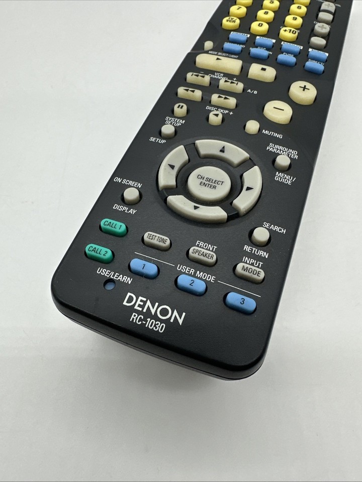 Genuine DENON RC-1030 Audio Video Receiver Remote Control - Tested | eBay