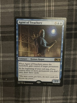MTG 1x Agent of Treachery Core Set 2020 M20 Magic the Gathering Card x1 ...