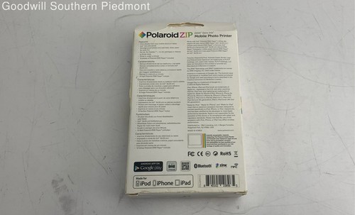 Polaroid Mobile Photo Printer ZIP Zink Zero Ink - Untested | eBay