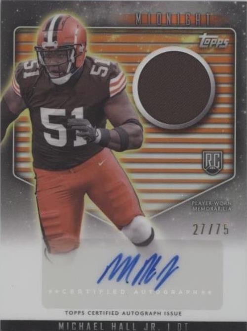 2024 Topps Midnight - Rookie Jersey Autographs Michael Hall Jr. #RJA-MH ...