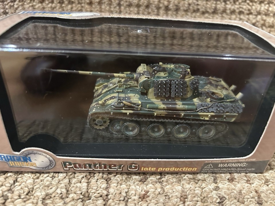 Dragon Armor 1:72 Panther G, Late Production, Western Front 1944-45, No ...