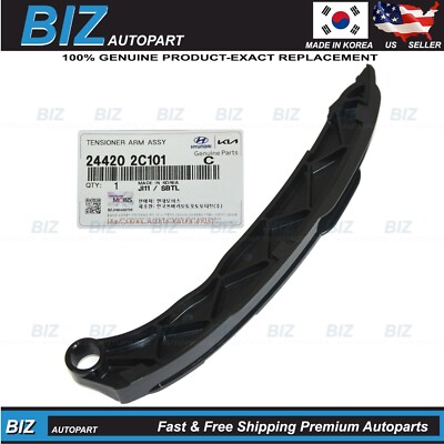 Genuine 24420-2C101 Timing Chain Guide Tensioner Arm 11-24 HYUNDAI KIA ...
