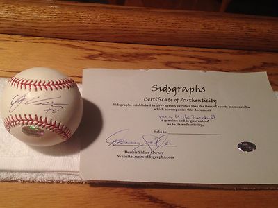 JUAN URIBE Autographed Signed Rawlings OML Baseball SIDSGRAPHS | eBay