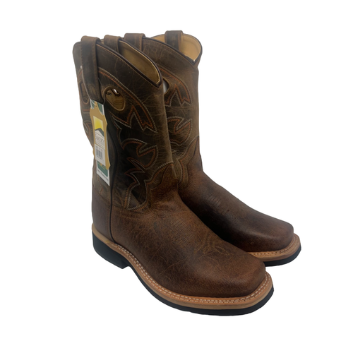 Smoky Mountain Men's Bandera Cowboy Western Boot 4209 Brown Leather ...