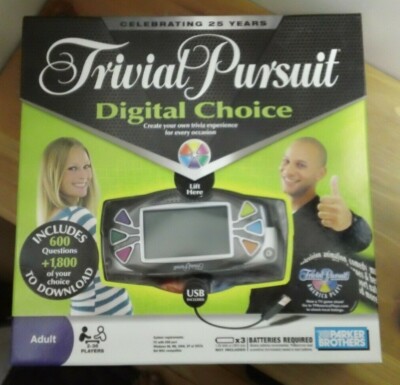 Trivial Pursuit Digital Game 25th Celebration Edition. USB Included | eBay