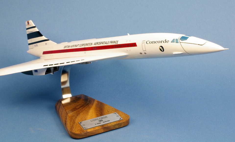 Aérospatiale BAC Concorde 001 Prototype F-WTSS Desk Top Model 1/100 AV ...