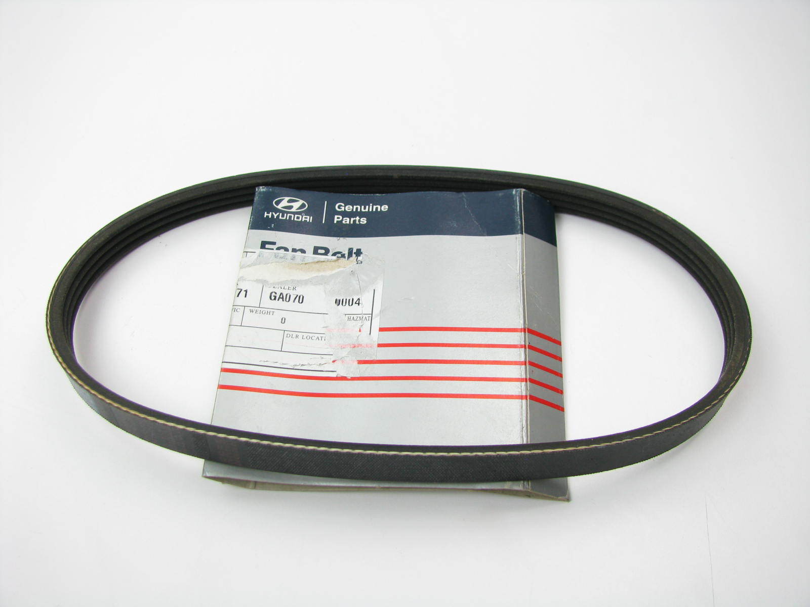 Power Steering Serpentine Belt Genuine OEM For 1995-2002 Hyundai 1.5L ...