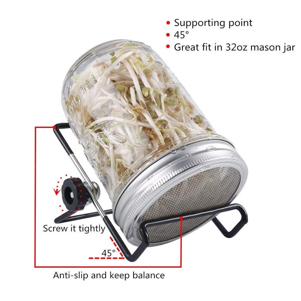 _2Pcs Sprouting Stands Holder Foldable Non-slip Scaffolds Racks for ...