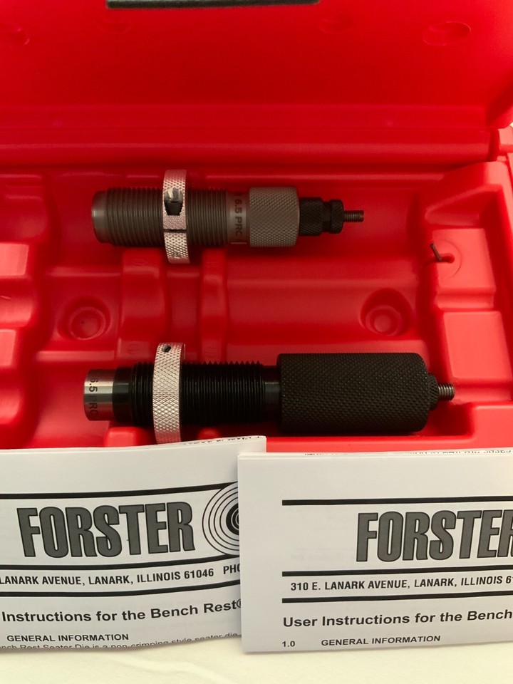New Forster Bench Rest Die Set - Select Caliber | eBay